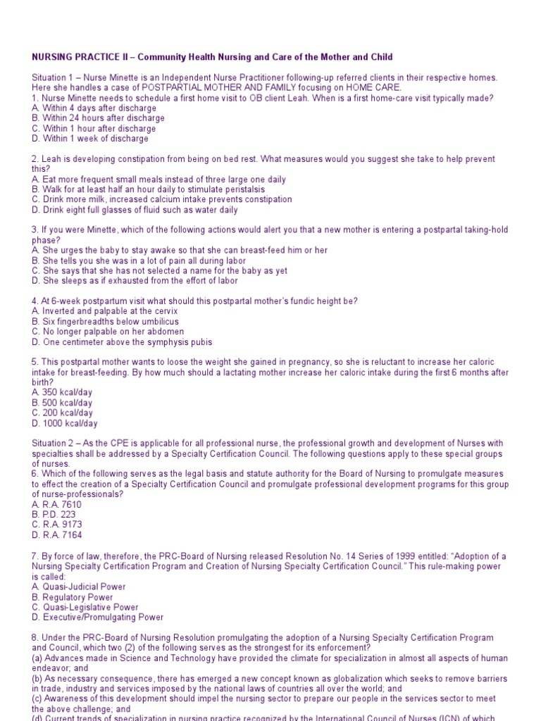 Nursing Practice II Edgeworth | PDF | Infertility | Nursing