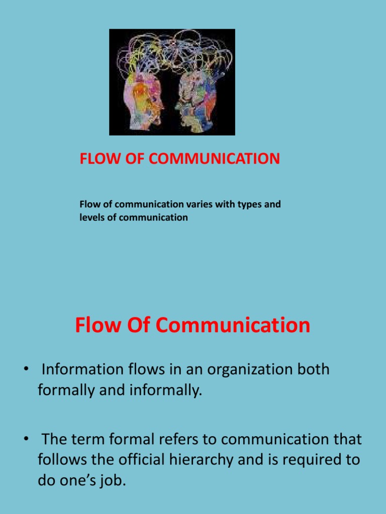 Flow of Communication | PDF | Hierarchy | Communication
