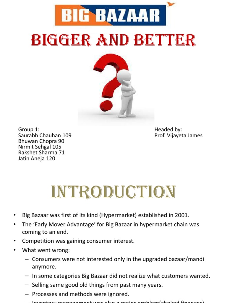 Big Bazaar and Its Strategies | PDF | Retail | Marketing
