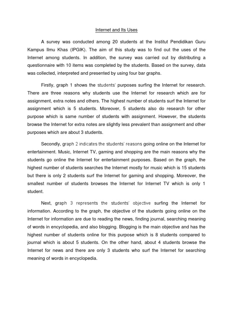 Internet and Its Uses | PDF | Social Networking Service | Internet