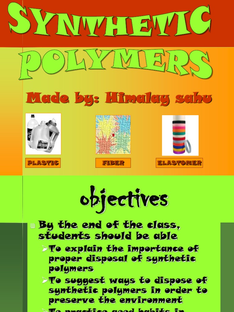 POLYMERS.ppt | Polymers | Polymerization