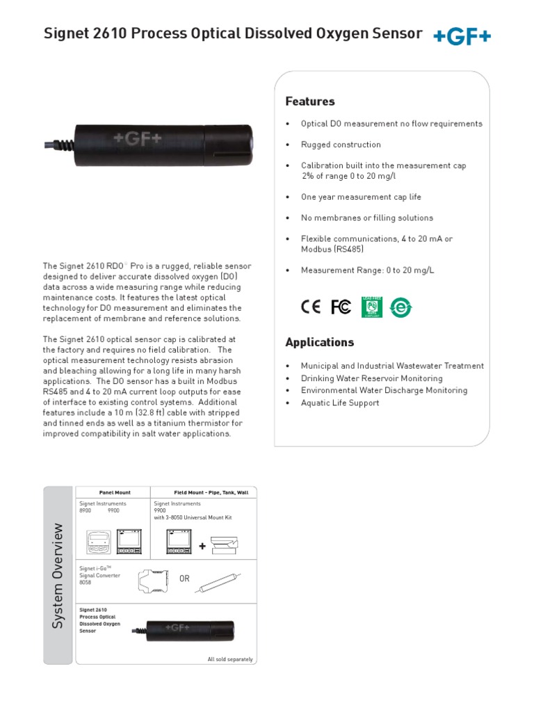 2610 Spec | Download Free PDF | Sensor | Calibration