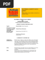 PPC Msds - Cement 1 | PDF | Cement | Waste