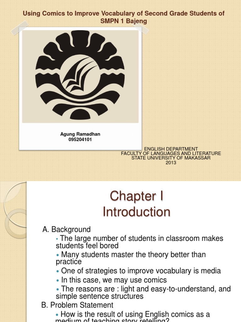 Using Comics To Improve Vocabulary of Second Grade | PDF | Vocabulary ...