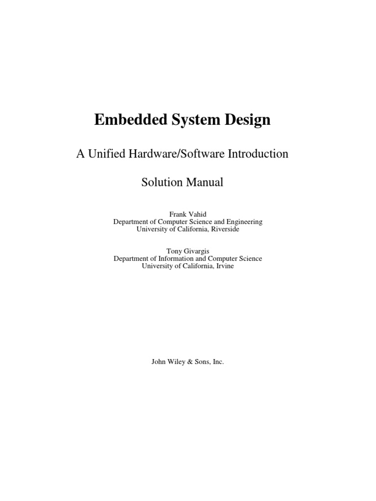 Embedded System Design | PDF | Read Only Memory | Computer Memory