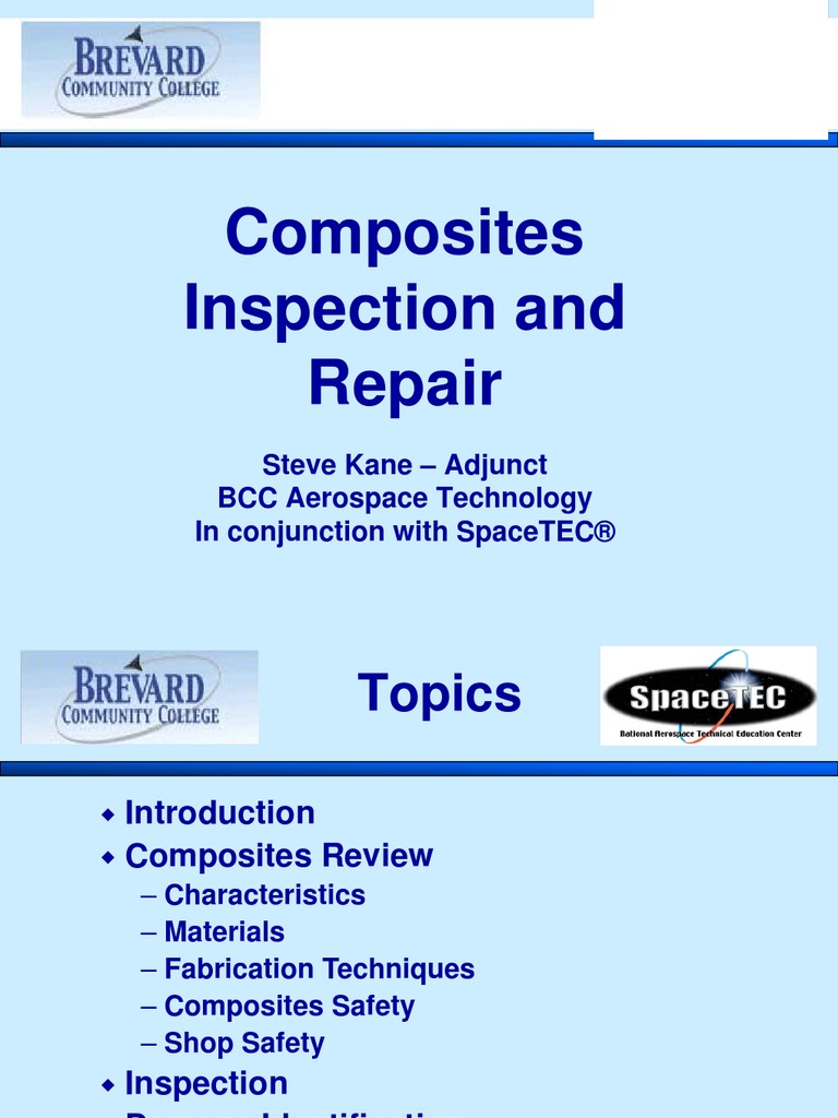 Composites-Inspection and Repair Workshop | PDF | Home & Garden ...
