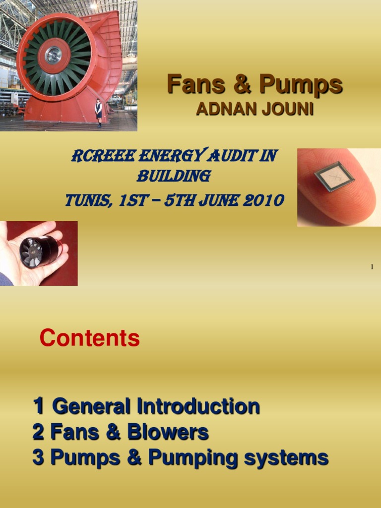 Energy Audit Inbuilding Fans | PDF | Pump | Mechanical Fan