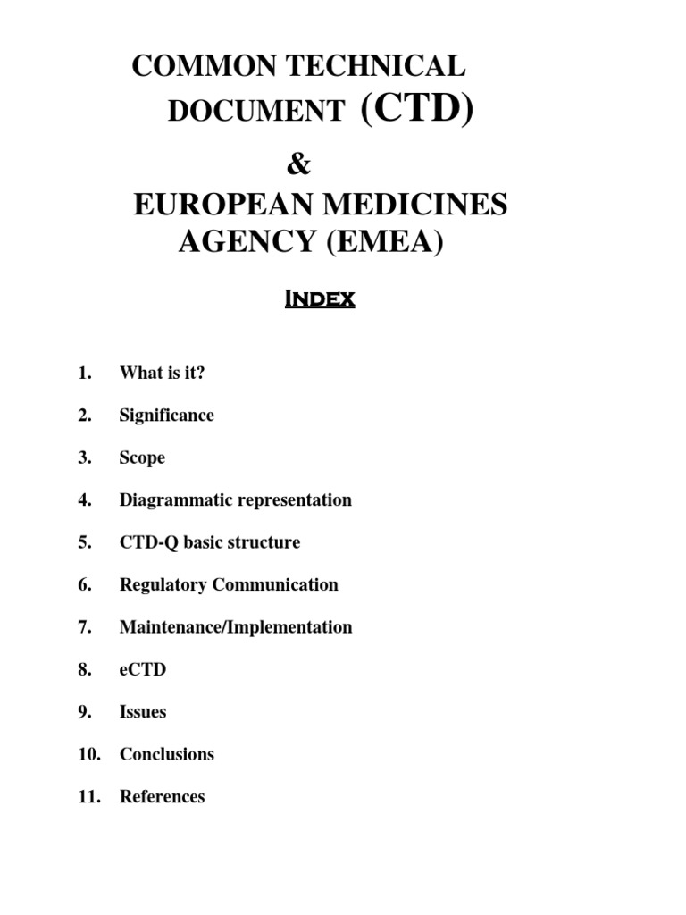 CTD | PDF | Pharmaceutical Drug | Pharmacology