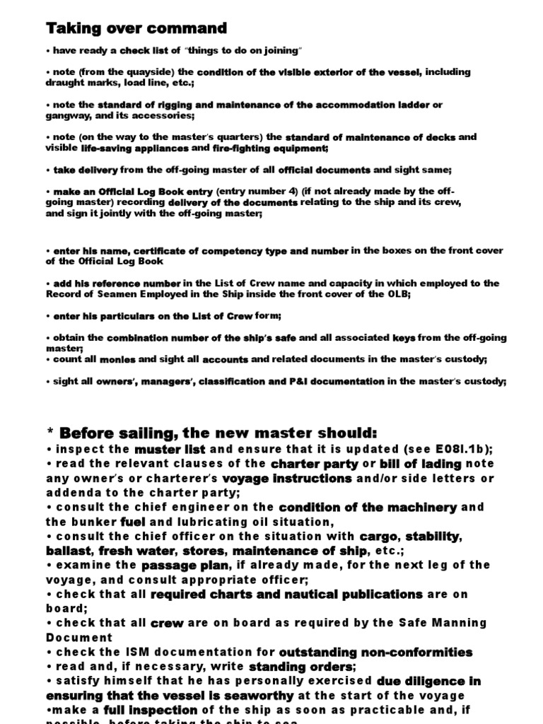 Handover | PDF | Ships | Individual Vehicles