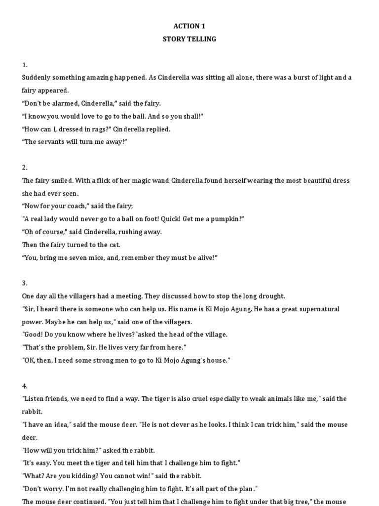 Act 1 Story Telling | PDF | Rapunzel