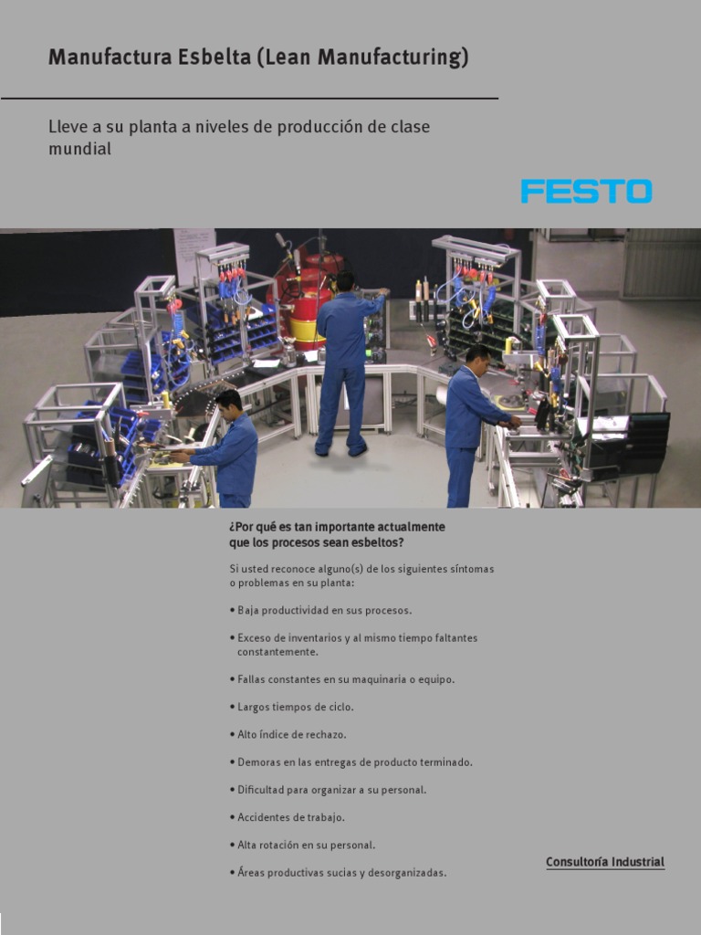 Manufactura Esbelta PDF | PDF | Lean Manufacturing | Business