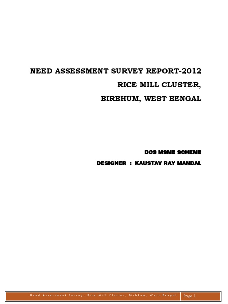 NASReport India | PDF | Rice | Packaging And Labeling