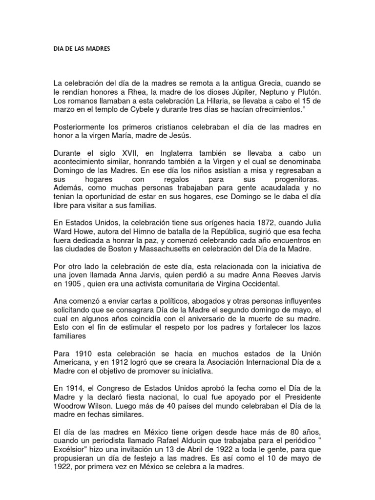 Rhea: La primera madre del mundo | PDF | Viajes y turismo