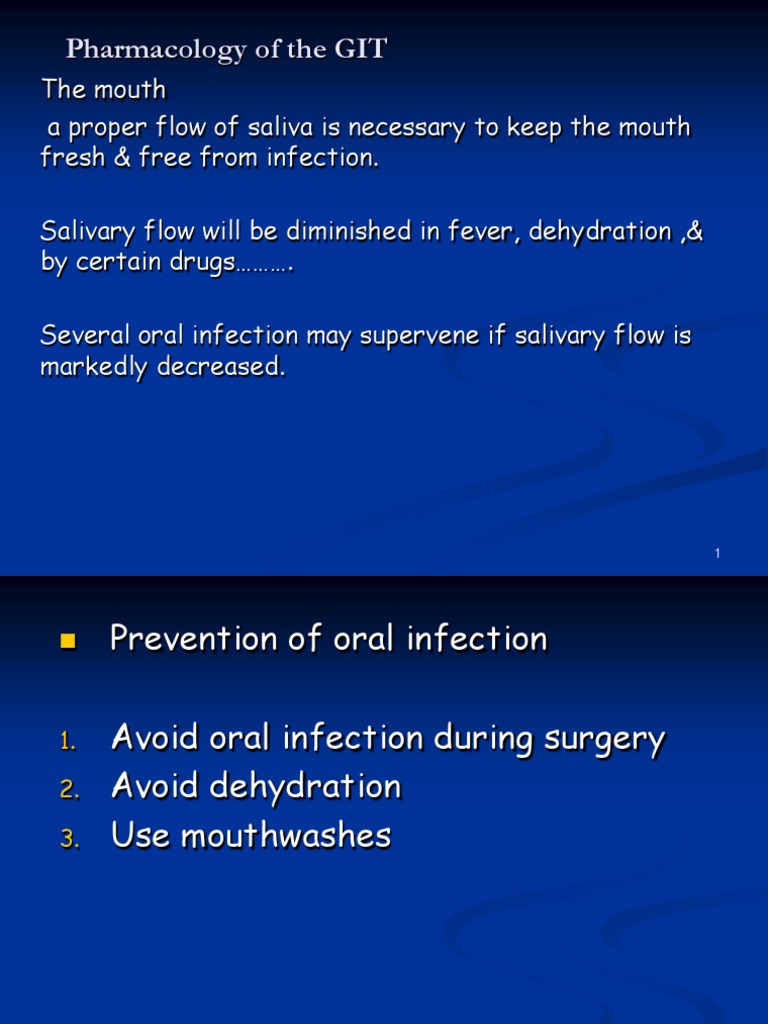 Pharmacology of The GIT | PDF | Peptic Ulcer | Pharmacology