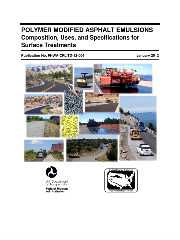 02 Polymer Modified Asphalt Emulsions Main Report | PDF | Road Surface ...