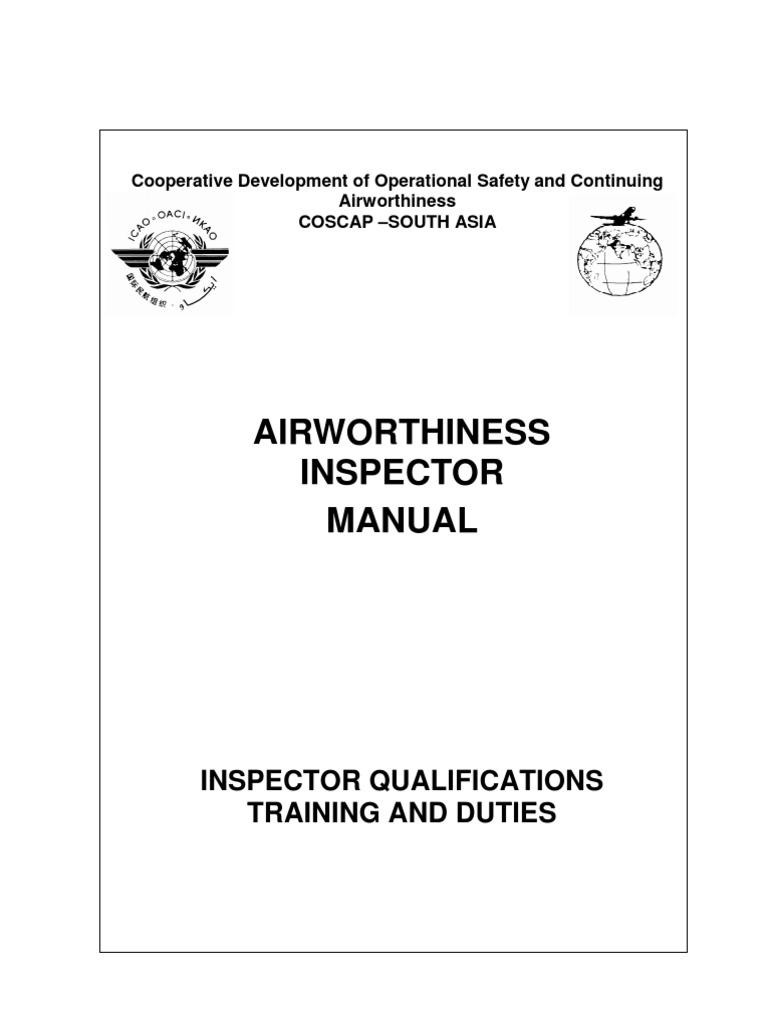 Airworthiness Inspector Manual Overview | PDF | Federal Aviation ...