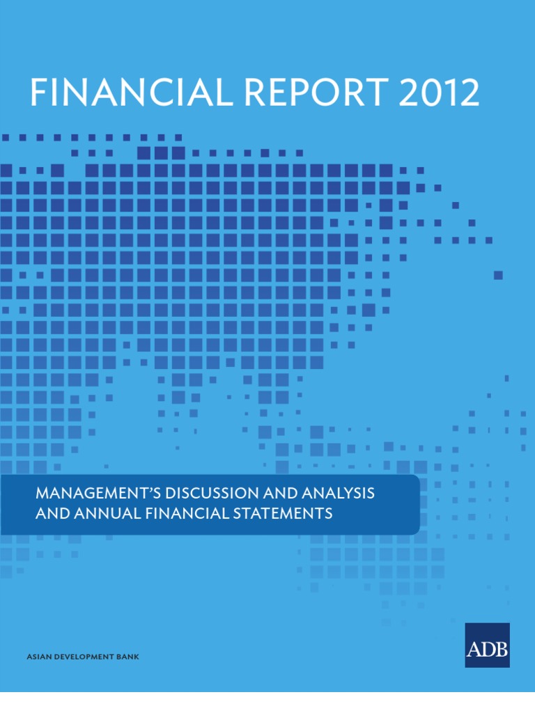 ADB 2012 Financial Report Summary | PDF | Market Liquidity | Asian ...