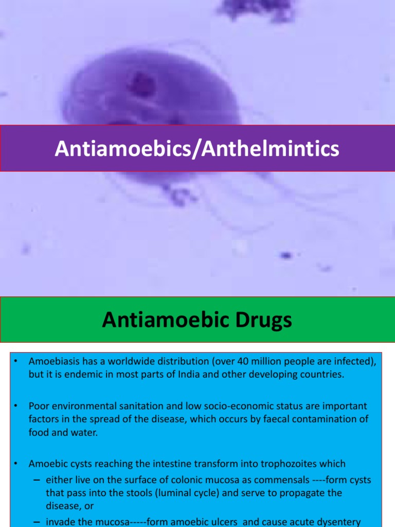 Antiproto & Anthelmintics | Drugs | Public Health
