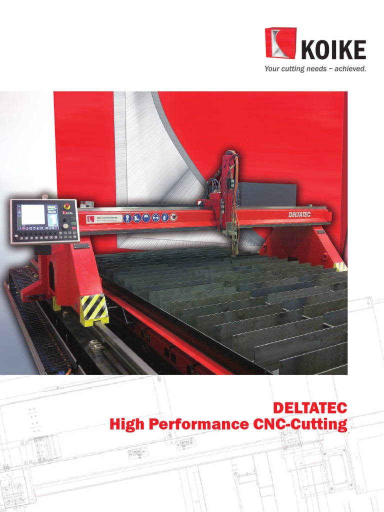 Deltatec High Performance CNC-Cutting | PDF | Drilling | Machines