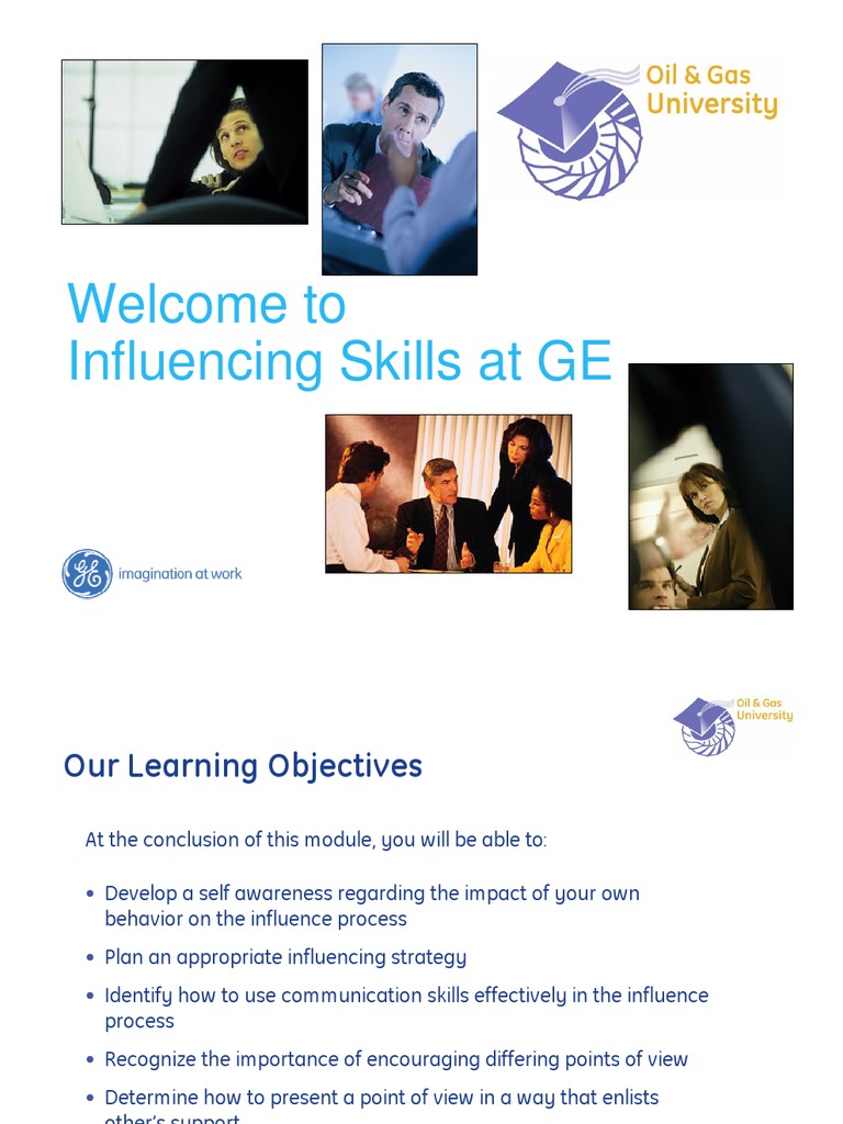 Influencing Skills Communication | PDF | Competence (Human Resources ...