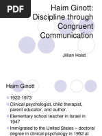 The Ginott Model | PDF | Teachers | Emotions