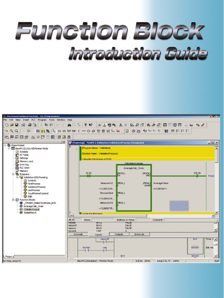 OMRON Function Block Introduction Guide R121 E1 01 | PDF | Programmable ...