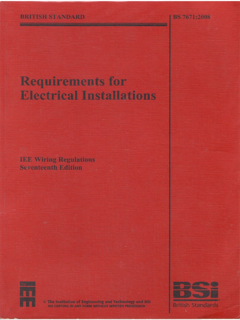 BS7671 | PDF