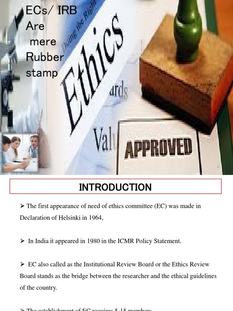 Ec/irb | PDF | Institutional Review Board | Clinical Trial