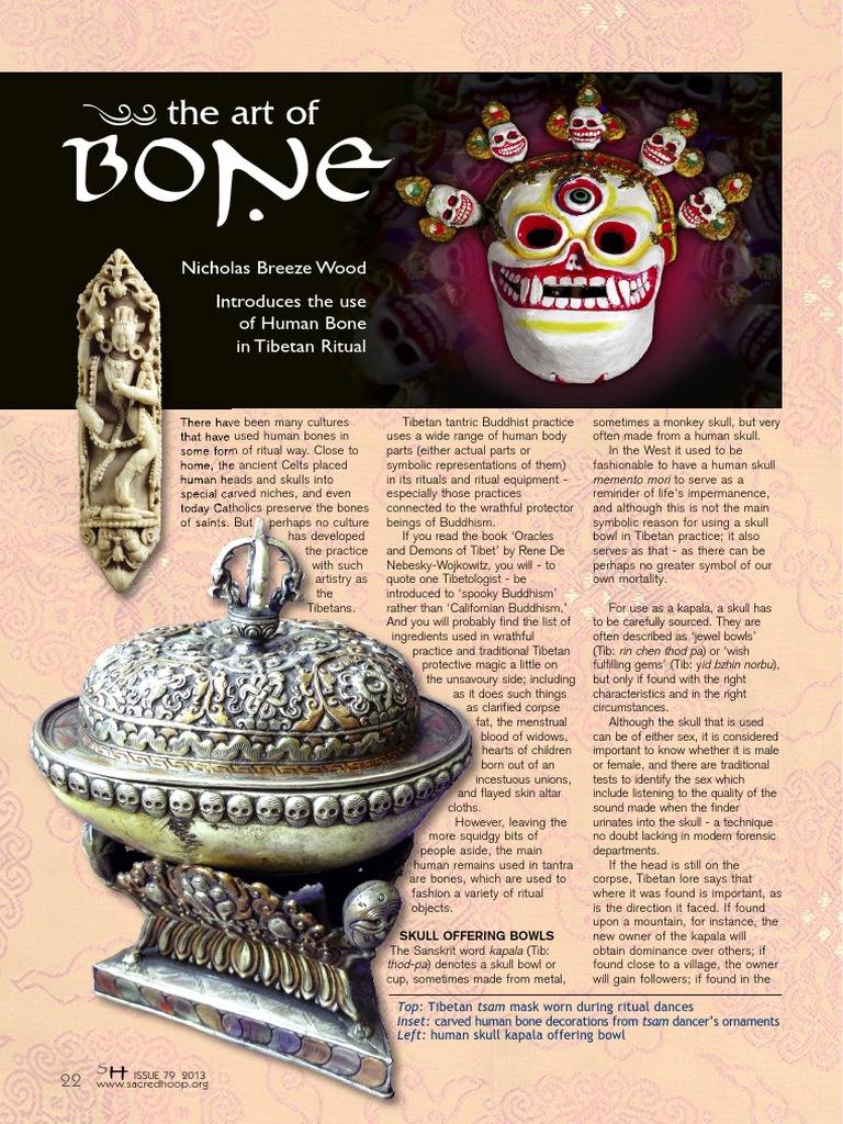 ART OF BONE - Tibetan Use of Human Bones in Buddhist Ritual | PDF ...