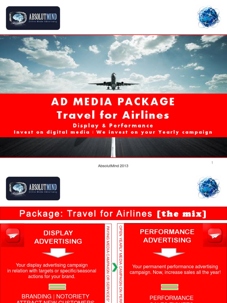 Airline Digital Advertising Package | PDF | Advertising | Airlines