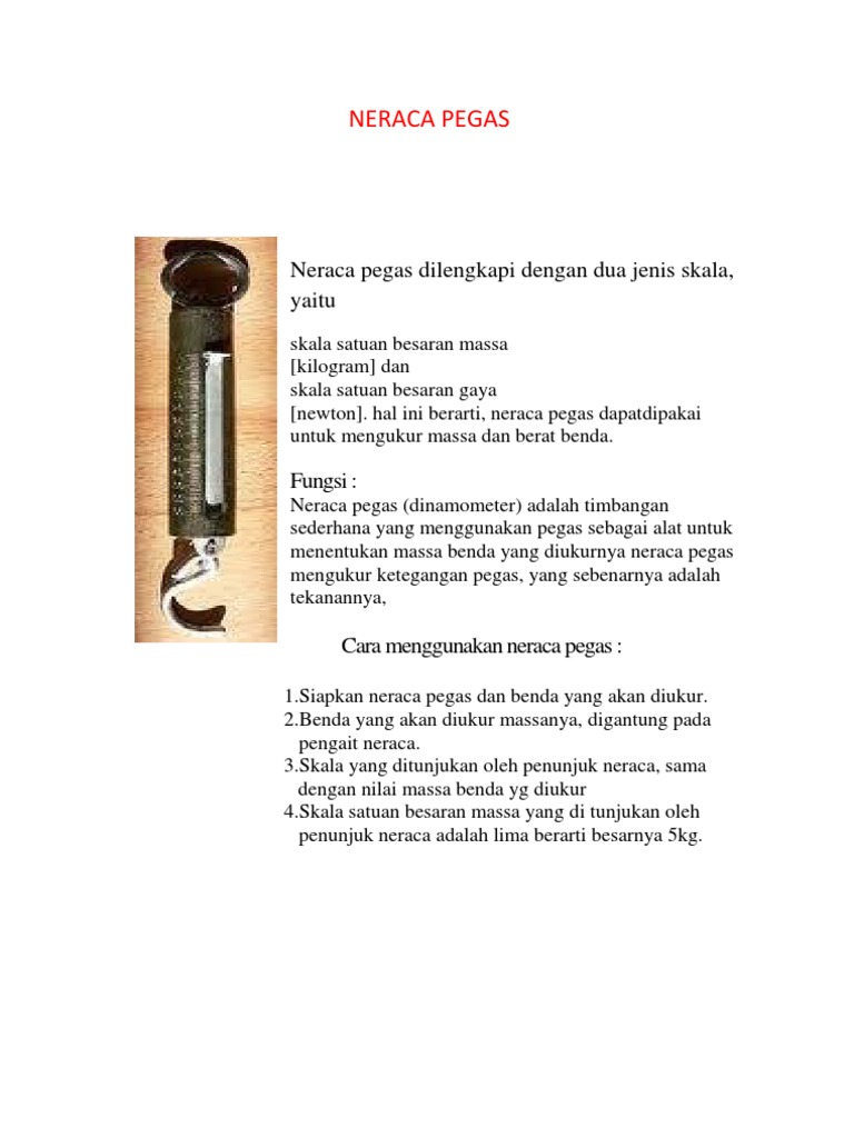 Neraca Pegas | PDF