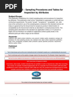 ANSI - ASQ Z1.4 - Sampling Procedures and Tables For Inspection by ...