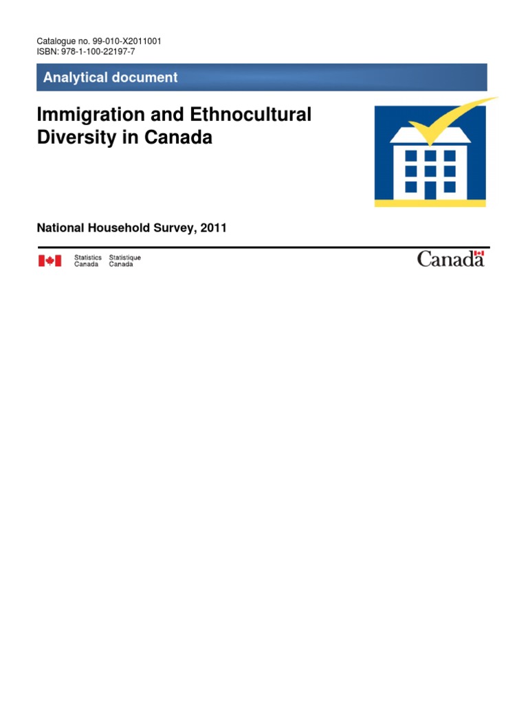 Immigration and Ethnocultural Diversity in Canada | PDF | Provinces And ...