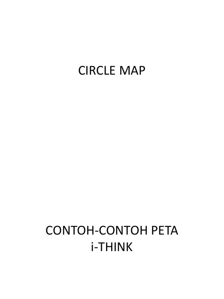 Contoh-Contoh Peta I-THINK | PDF