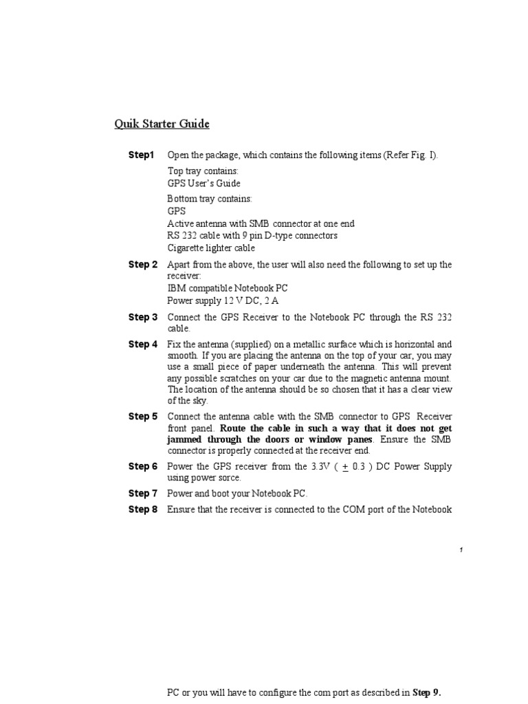 GPS - User Manual | PDF | Global Positioning System ...