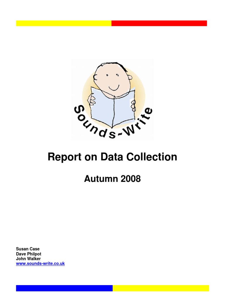Sounds~Write Literacy Progress Report | PDF | Literacy | Reading ...