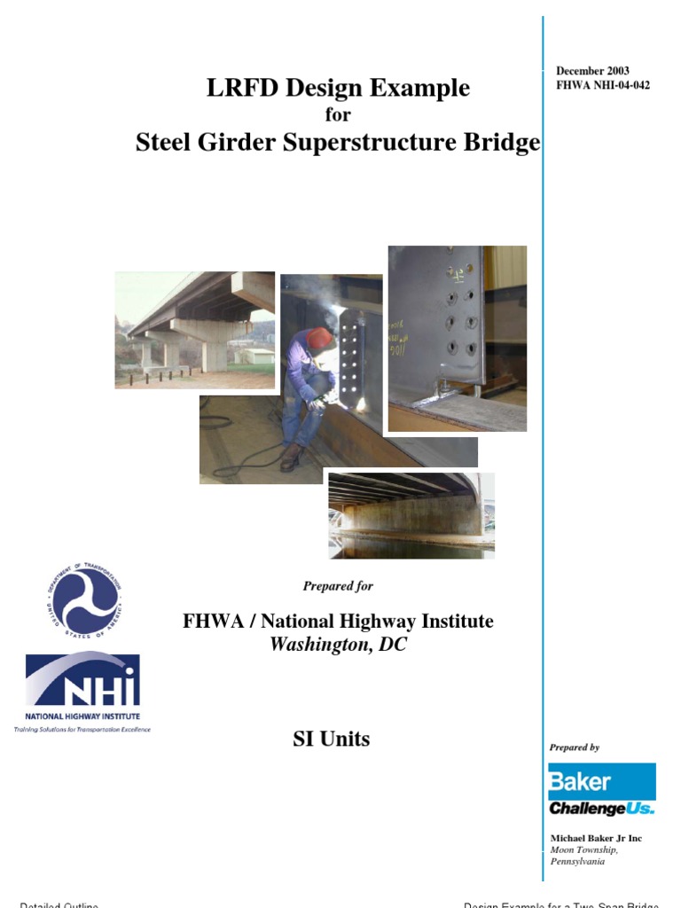 FHWA LRFD Steel Bridge Dec.2003 | PDF | Bending | Strength Of Materials
