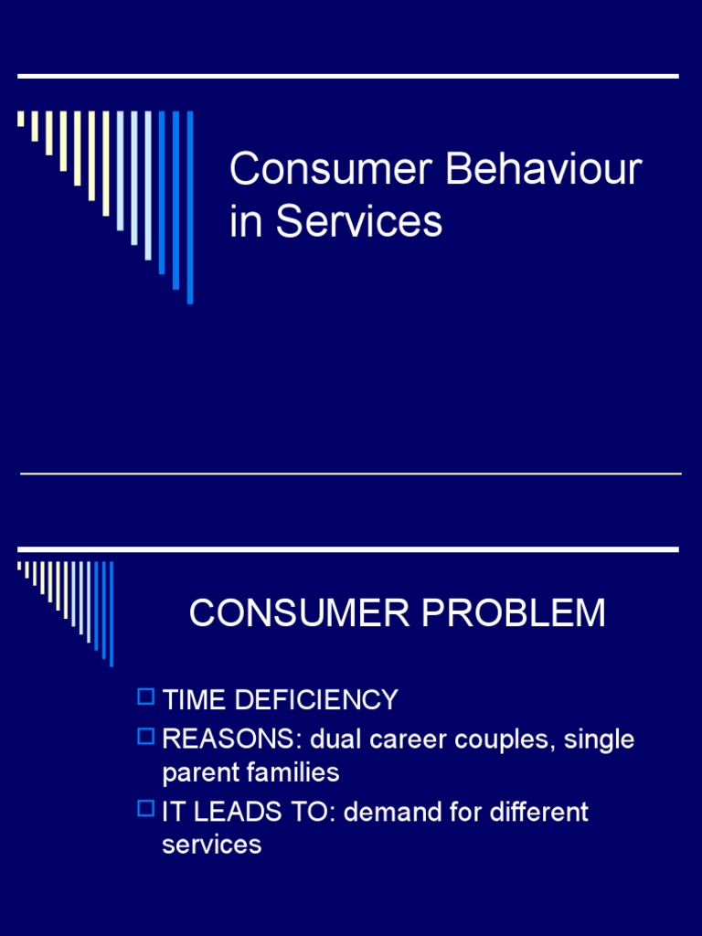Consumer Behaviour in Services | PDF | Behavior | Customer Satisfaction