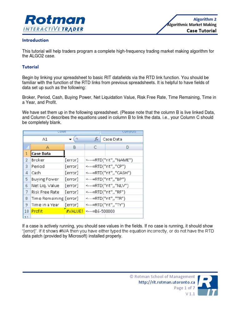 ALGO2 Algorithm2 Tutorial | PDF | Spreadsheet | Microsoft Excel