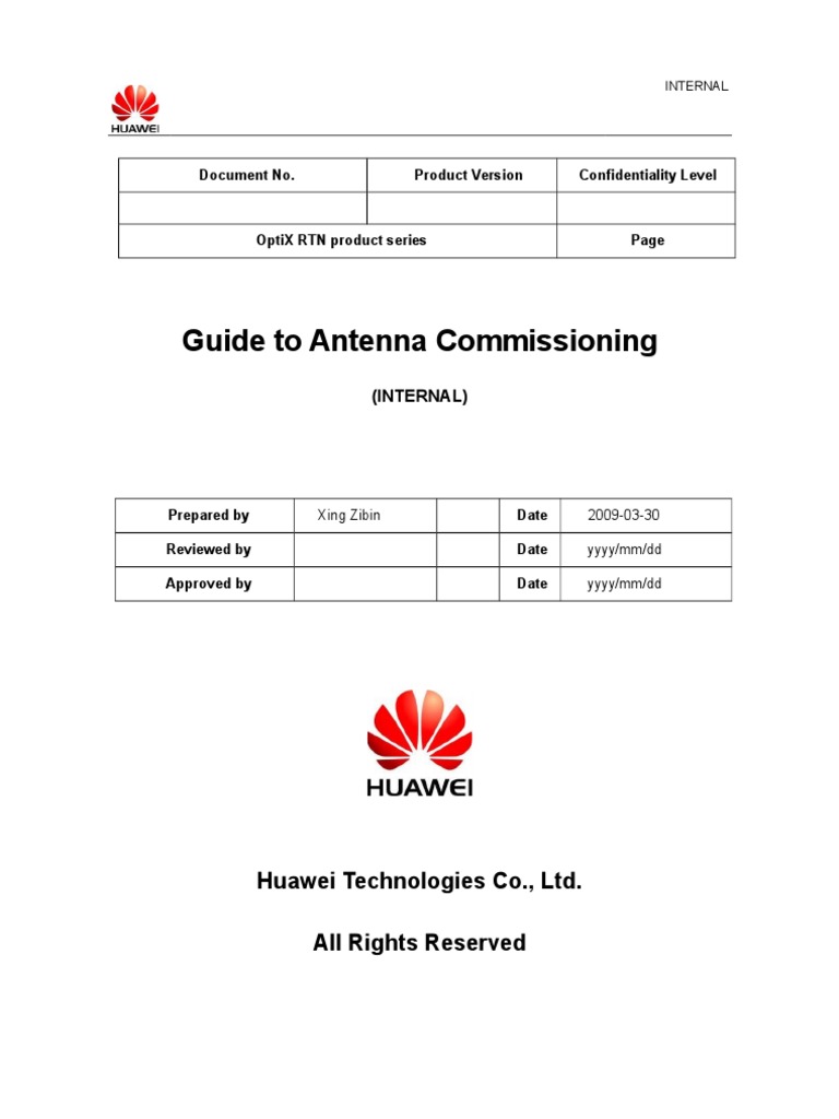 Guide To Antenna Commissioning | PDF | Antenna (Radio) | Radio