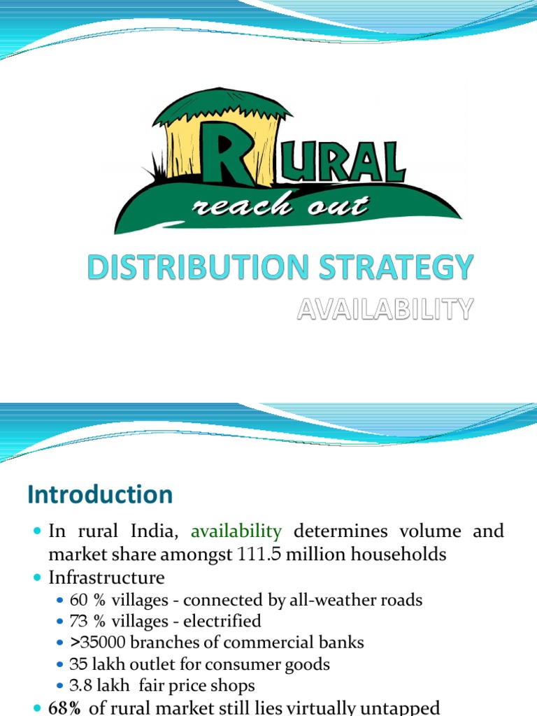 Analyzing Rural Distribution Channels and Models in India | PDF ...