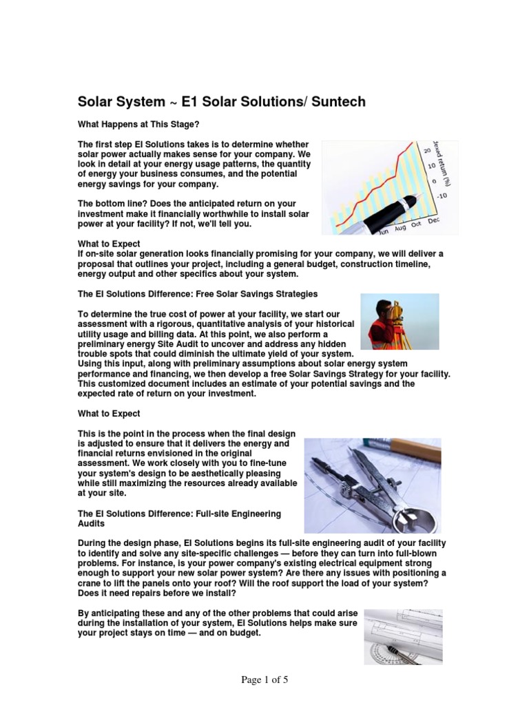 Project Commissioning Report | Solar Power | Photovoltaics