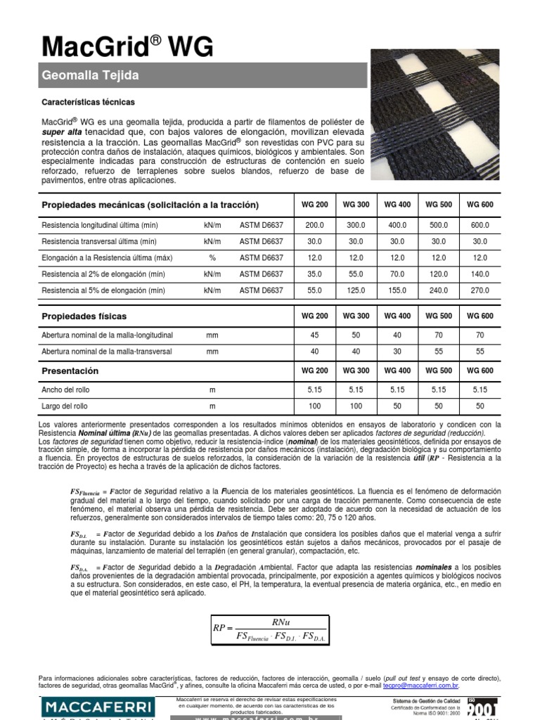 Macgrid WG HR Es | PDF | Resistencia Eléctrica y Conductancia | Science