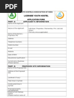 Hostel Application Form Template | PDF