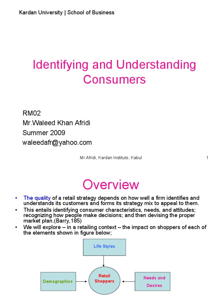 Lecture 4 Consumer Buying Behavior2 Pdf Consumer Behaviour Retail