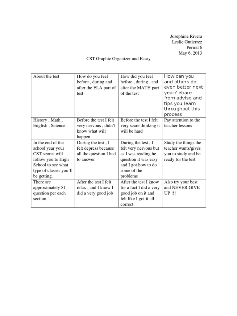 CST Test Experience and Tips | PDF