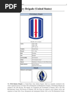 165th Infantry Brigade Overview | PDF | Defense Policy | Military ...
