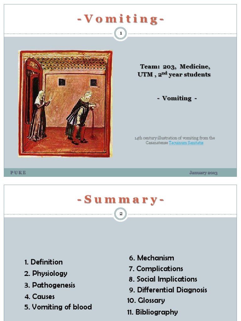Vomiting | PDF | Vomiting | Nausea