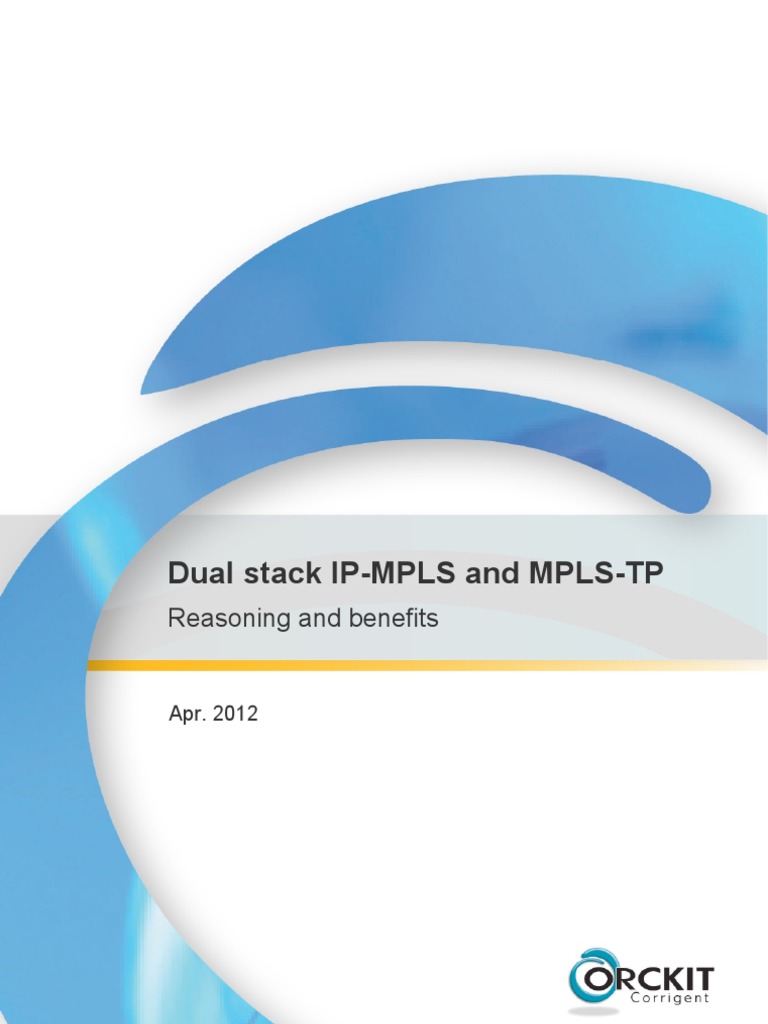 Dual Stack Ip-Mpls and MPLS-TP | PDF | I Pv6 | Multiprotocol Label ...