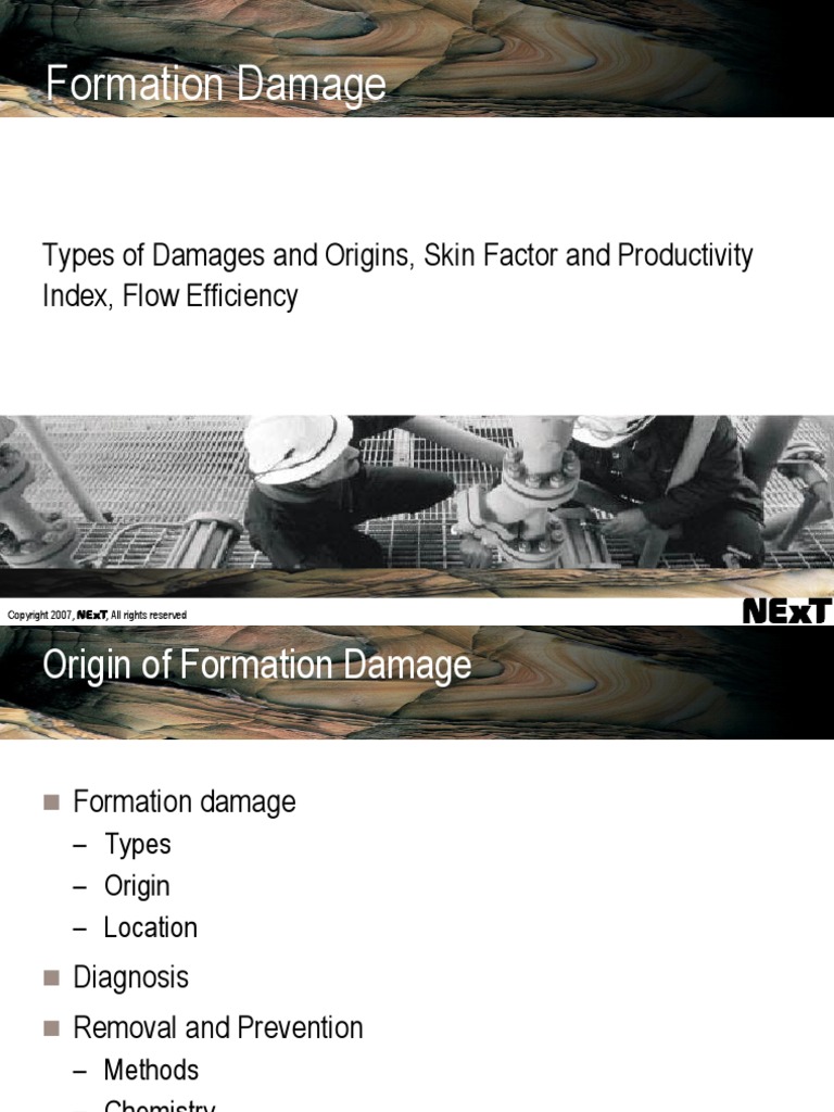 06 Formation Damage | PDF | Filtration | Permeability (Earth Sciences)